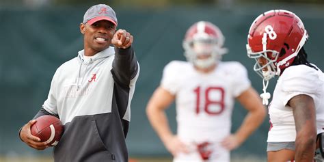 What Wr Coach Holmon Wiggins Leaving For Texas Aandm Means For Alabama