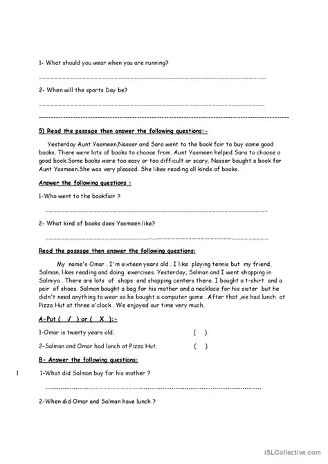 10 Pages Of Comprehension Passages G Português Ple Apostilas Pdf And Doc