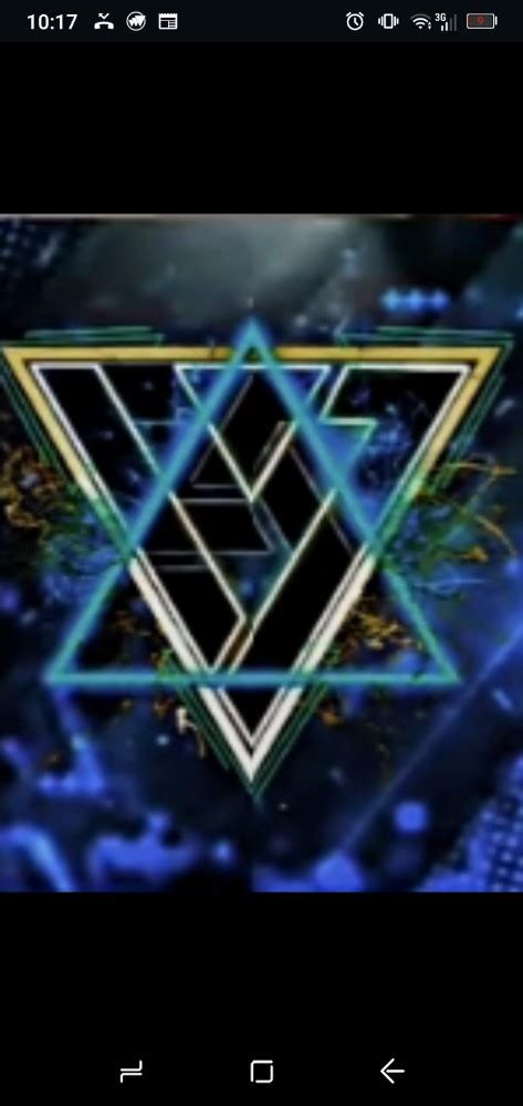 Create Meme Glowing Triangle Abstract Lines Triangles Background