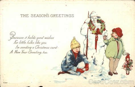 The Seasons Greetings Snowmen