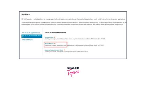 Requirements Specifications Module In Hp Alm Scaler Topics