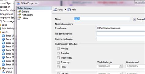 Configuring Critical Sql Server Alerts