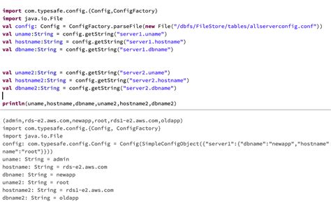 Databricks Scala How To Access Configuration Files Using Typesafe