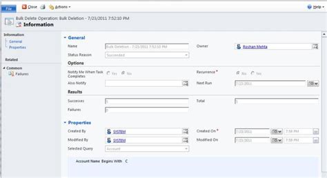 Bulk Deletion Of Records In Microsoft Dynamics Crm 2011 Magnetism Solutions Nz Auckland