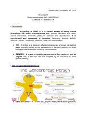 Understanding The Self Exploring Sexuality And Gender Identity Course Hero