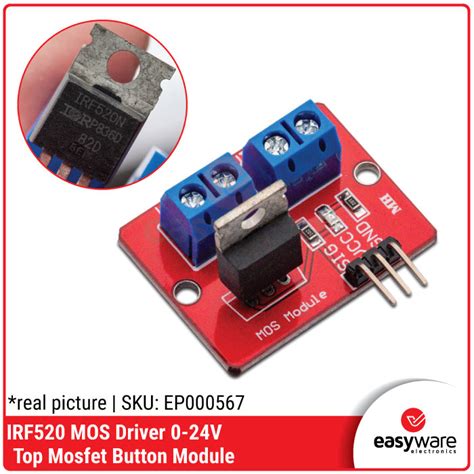 jual irf520 mos driver 0 24v top mosfet button module shopee indonesia