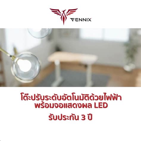 Fennix Ergonomic Desk โต๊ะทำงาน โต๊ะเพื่อสุขภาพ ปรับระดับอัตโนมัติด้วยระบบไฟฟ้า รับประกันศูนย์