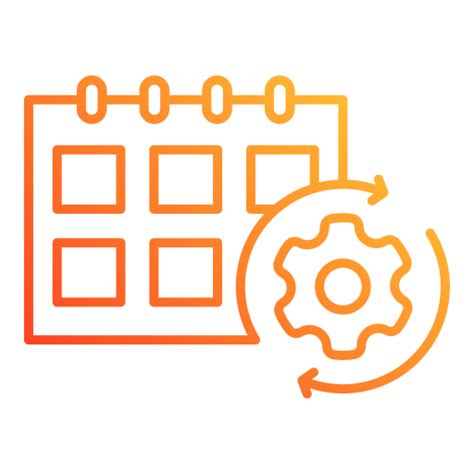Schedule Generic Gradient Outline Icon