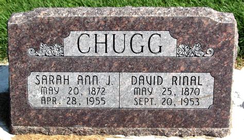 David Rinal Chugg 1870 1953 Memorial Find A Grave