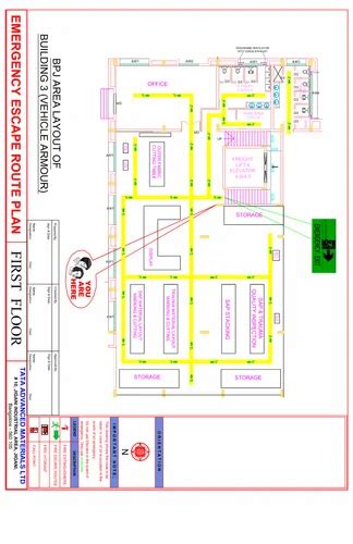 Emergency Exit Plan Drawing Services In Bengaluru ID