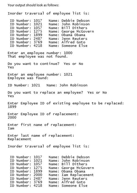 Solved For This Program You Will Create A Binary Tree Of Chegg Com
