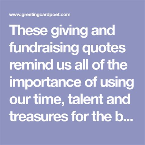 Giving And Fundraising Quotes Charity And Donation Sayings