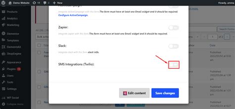 Twilio SMS Integration
