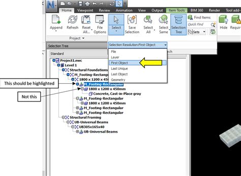 Solved Footing Element Properties Not Imported To The Navisworks Autodesk Community