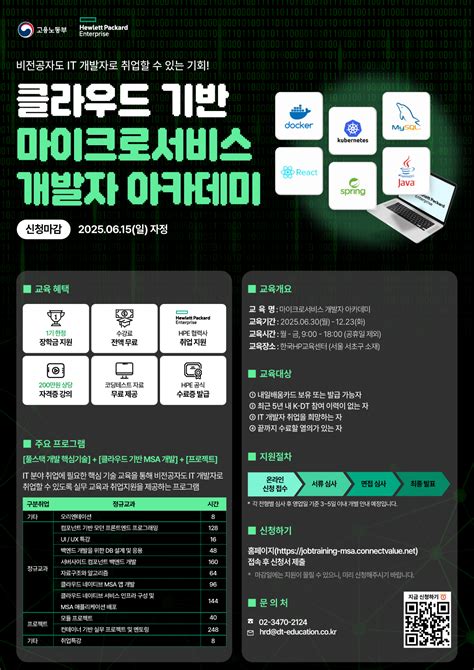 공모전대외활동 한국휴렛팩커드 클라우드 기반 마이크로서비스 개발자