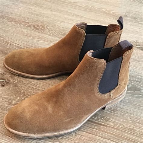 Mens Frye Brown Suede Chelsea Boots Brown Suede Chelsea Boots Suede