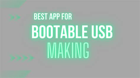 Best App For Bootable Usb Making Youtube
