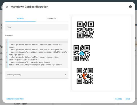 Markdown Card Home Assistant