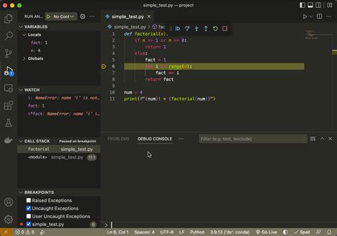 Debugging Python In Vs Code — Practical Data Science With Python