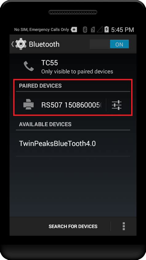 Pairing With Bluetooth Scanning Device Using Bluetooth Scanner Api Zebra Technologies Techdocs