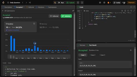 samrik seth on linkedin 30daysofcode leetcode binarytree