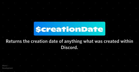 Creationdate Aoijs — Documentation