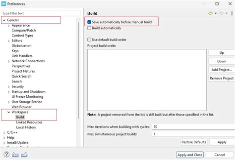 Stm32cubeide Auto Save Before Build Разное Форум Микроконтроллеры