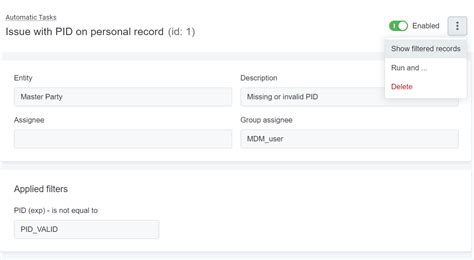 Automatic Task Configuration Ataccama One