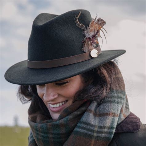 Ladies Wool Felt Fedora Hats Hicks And Brown Wool Hat Outfit Fedora