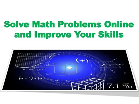 PPT Solve Math Problems Online And Improve Your Skills PowerPoint Presentation ID