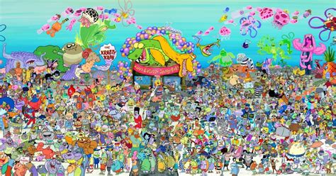 Every Spongebob Character In One Image R Spongebob