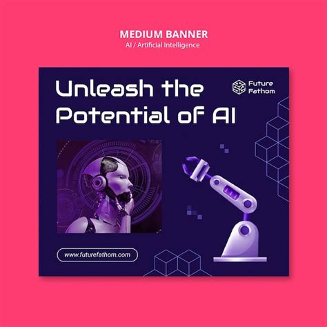 Free Psd Artificial Intelligence Template Design