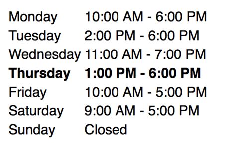 Open Hours Javascript Plugin Michael Lee