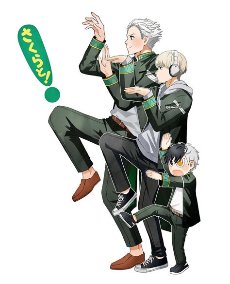 Sakura Haruka Umemiya Hajime And Kaji Ren Yotsubato And 1 More