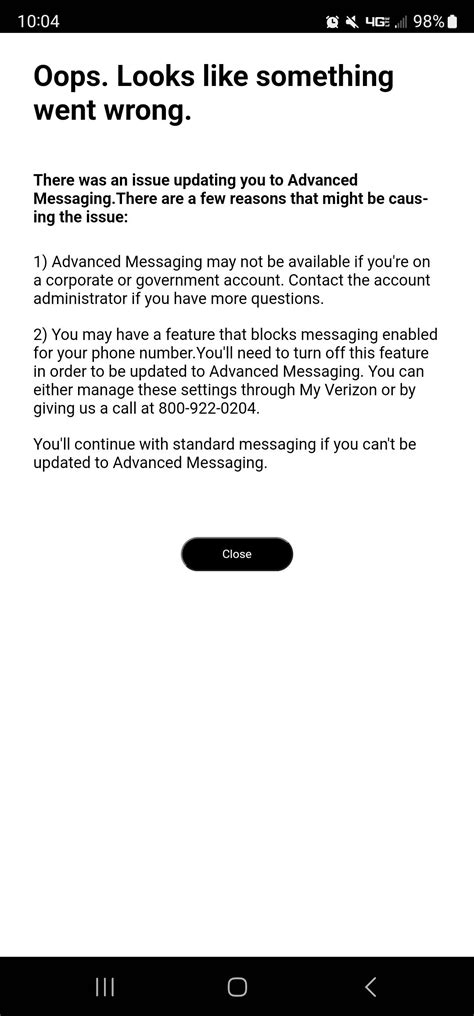 solved samsung messages error couldn t connect to the ne samsung
