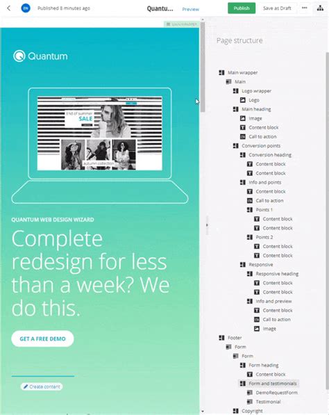 Build A Sample Sitefinity Page On Net Core