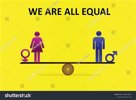 Gender Equality Known Sexual Equality People Stock Vector Royalty Free