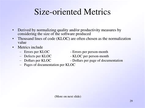 Ppt Software Metrics Powerpoint Presentation Free Download Id5957763