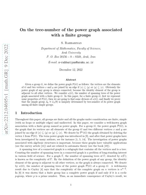on the tree number of the power graph associated with a finite groups