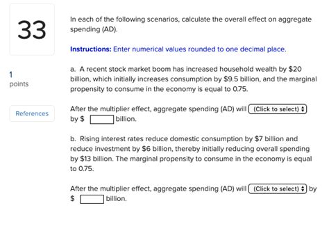 Solved In Each Of The Following Scenarios Calculate The