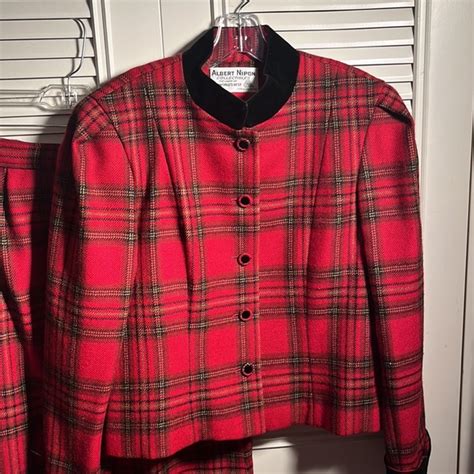 Albert Nipon Jackets And Coats Albert Nipon Suit Wool Maxi Skirt Five