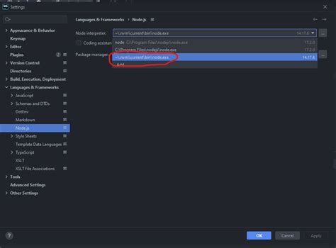 Npm Is Installed Using Nvm But IntelliJ Doesn T Know About It IDEs