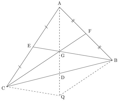 The Medians Of A Triangle Are Concurrent Cest Un Blog