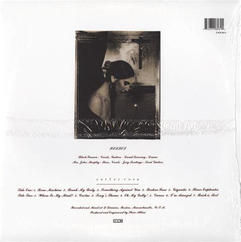 Pixies Surfer Rosa 180 Gram Vinyl Reissue 4ad 2004 New Sealed
