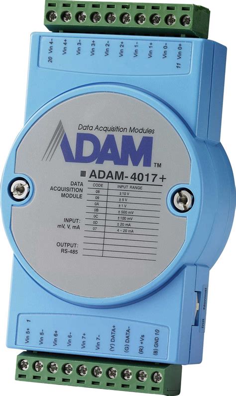 Adam 4017 Ce 8 Ch Analog Input Module With Modbus Advantech Ae