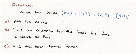 Solved Question Given Four Points Chegg Com