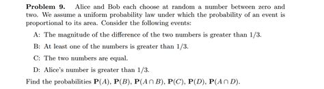 solved problem 9 alice and bob each choose at random a