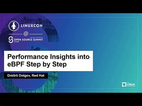 Free Video Performance Insights Into Ebpf Step By Step From Linux Foundation Class Central