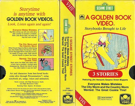 Retro Daze Vhs Covers Of Sesame Street Stories