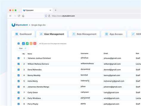 Table With Multi Select By Arya P On Dribbble